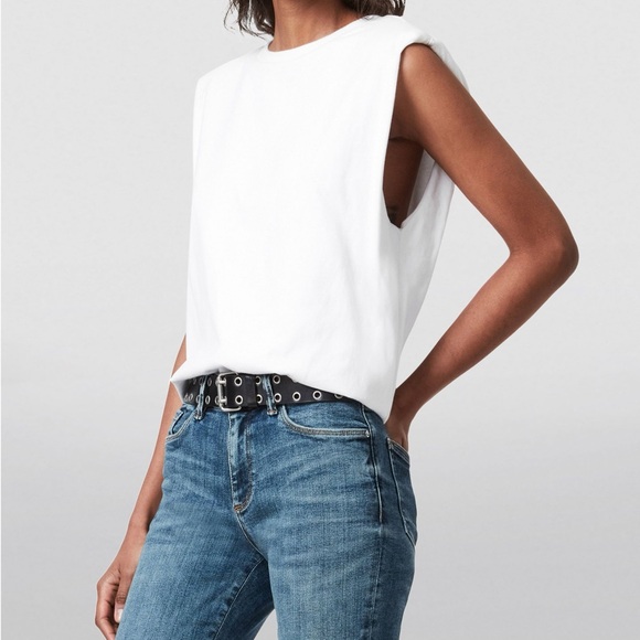 All Saints | Tops | All Saints Coni White Tank | Poshmark